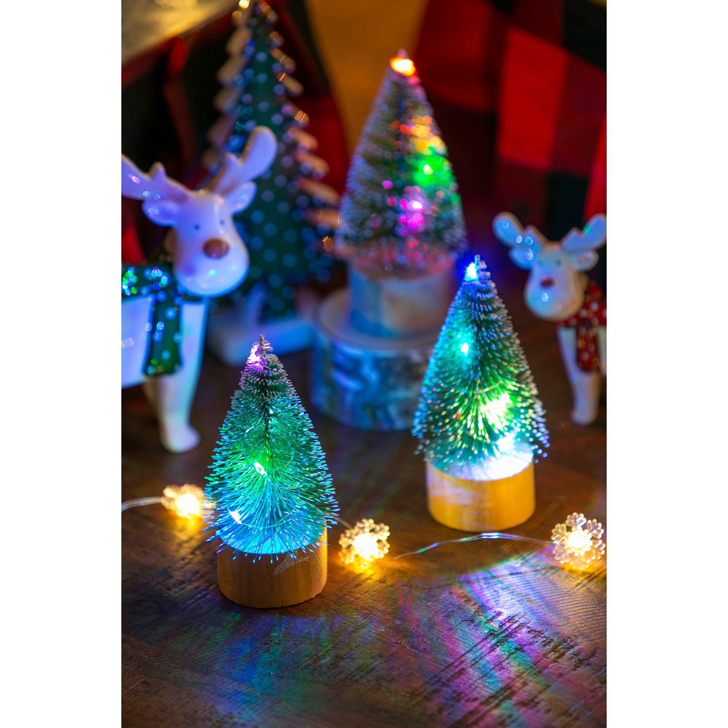 LED 5" High Color Changing Bottlebrush Trees – A Perfect Bloom